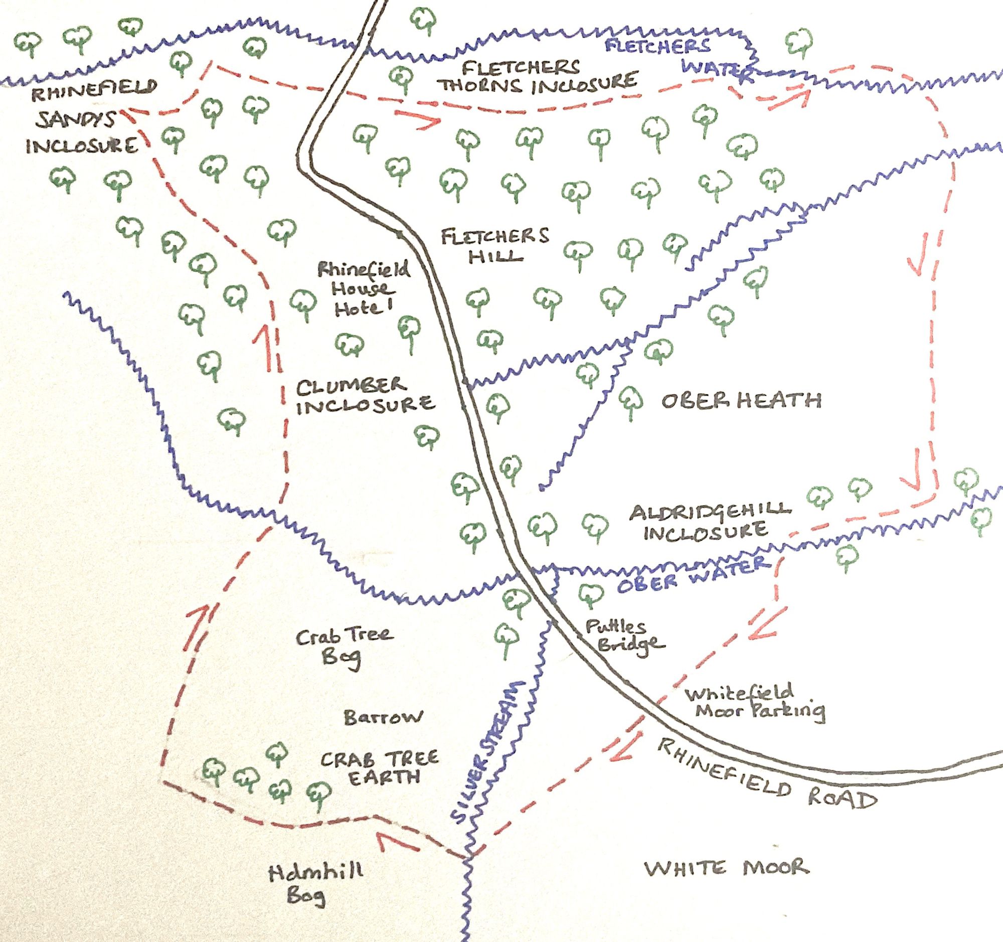 Ober Heath and Ober Water: woods, streams and heathland – New Tales ...